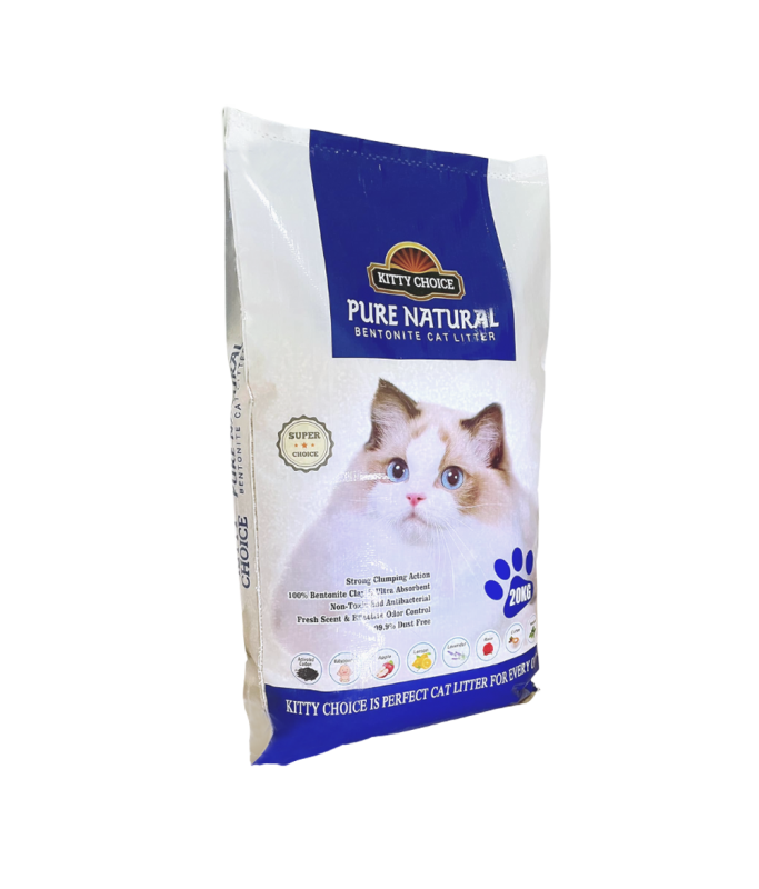 Kitty Choice Pure Natural Bentonite Cat Litter Mixed Fragrance , 20kg ...